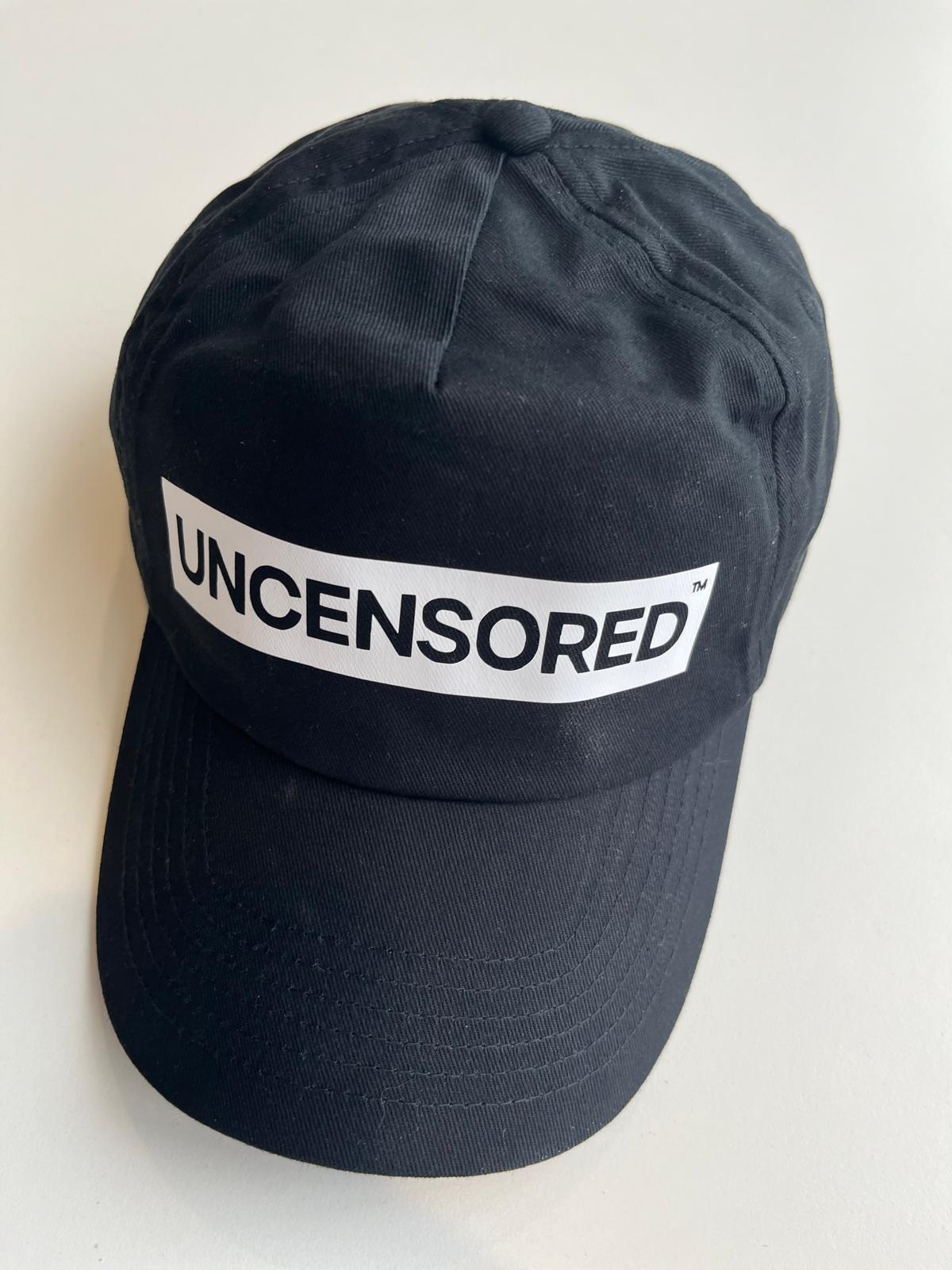 Black Baseball Cap – Adjustable back – Unisex – One Size – Piers Morgan ...